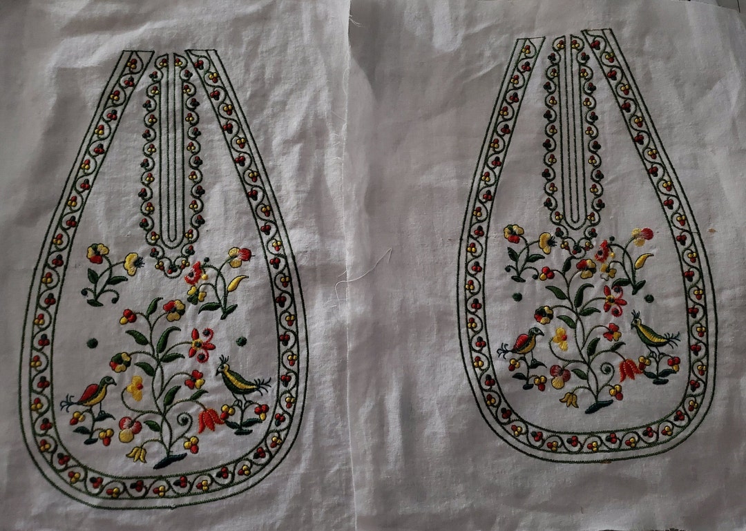 18th Century Pocket- Manchester Birds. PANELS ONLY - Etsy