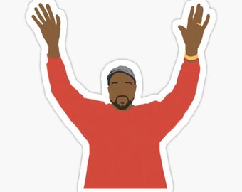 Kanye Sticker - Etsy