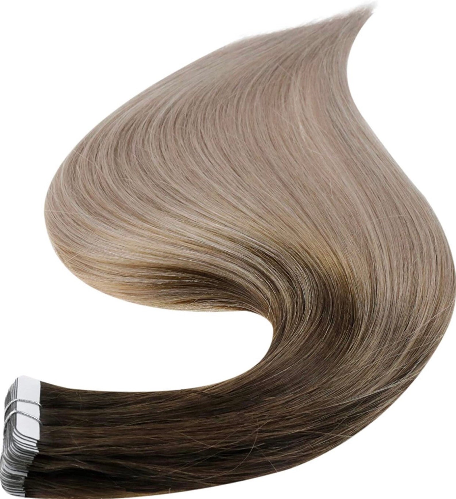 22 Inch Human Hair 4/18 Women Tape in Extensions - Etsy