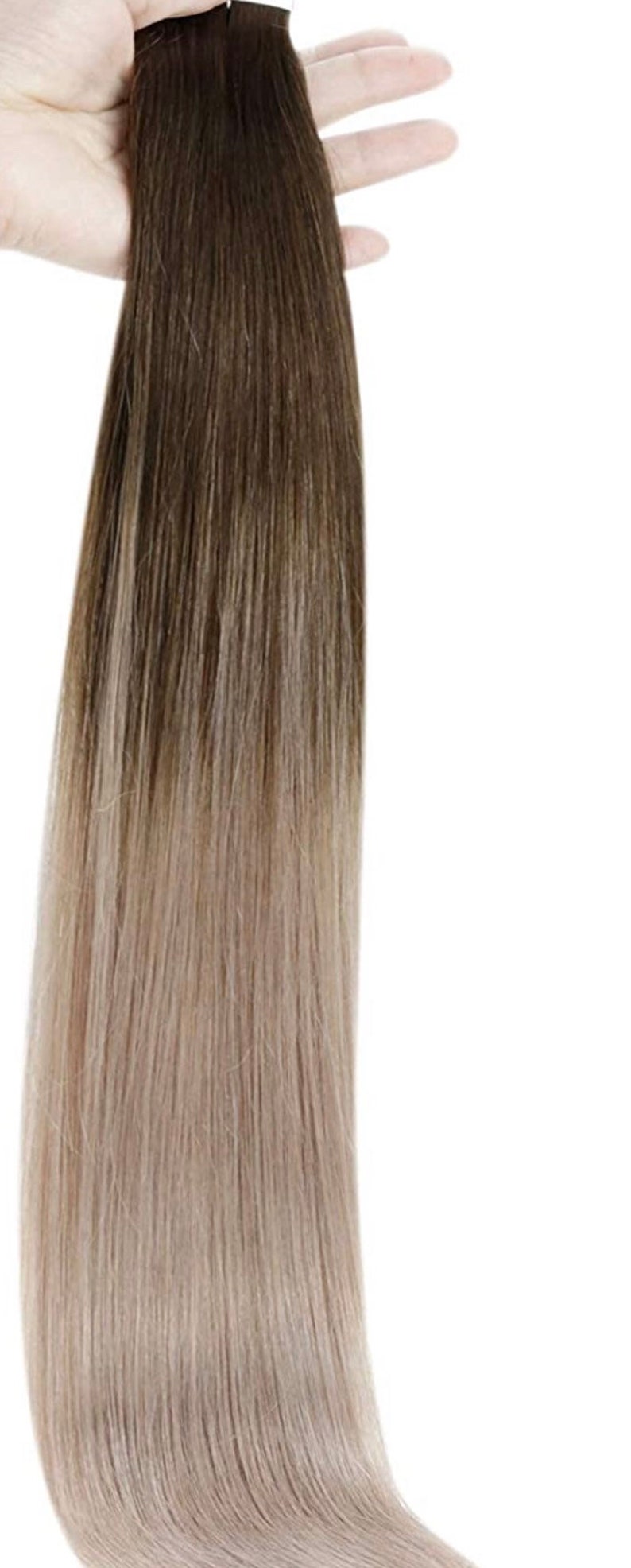 22 Inch Human Hair 4/18 Women Tape in Extensions - Etsy