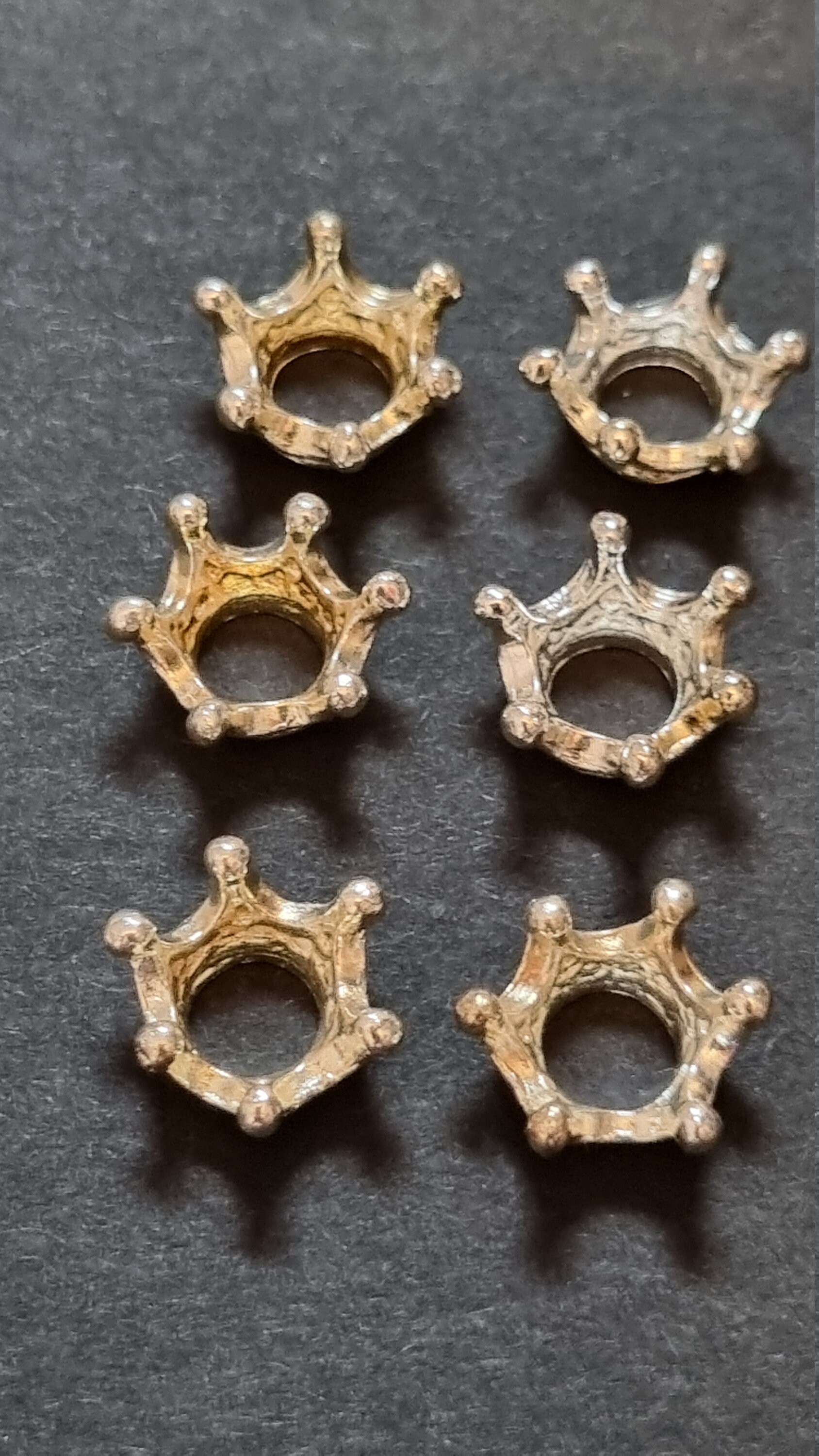 Mini 3d Crowns, Crown Charms, Gold Crowns, Silver Crowns, Antique ...