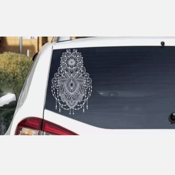 Mandala Car Decal - Etsy Australia