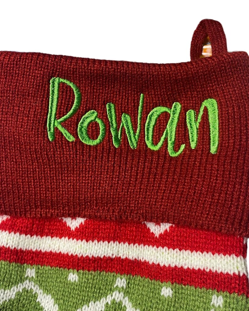 Personalized Oversized Knit Stocking, Christmas Stocking, Knit Stocking, Christmas Gift - Etsy