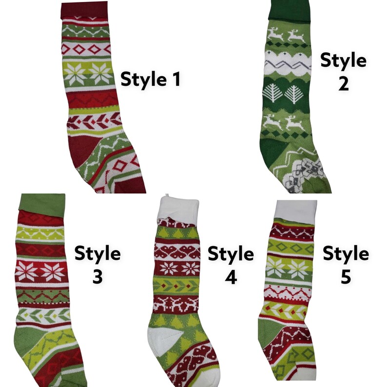 Personalized Oversized Knit Stocking, Christmas Stocking, Knit Stocking ...