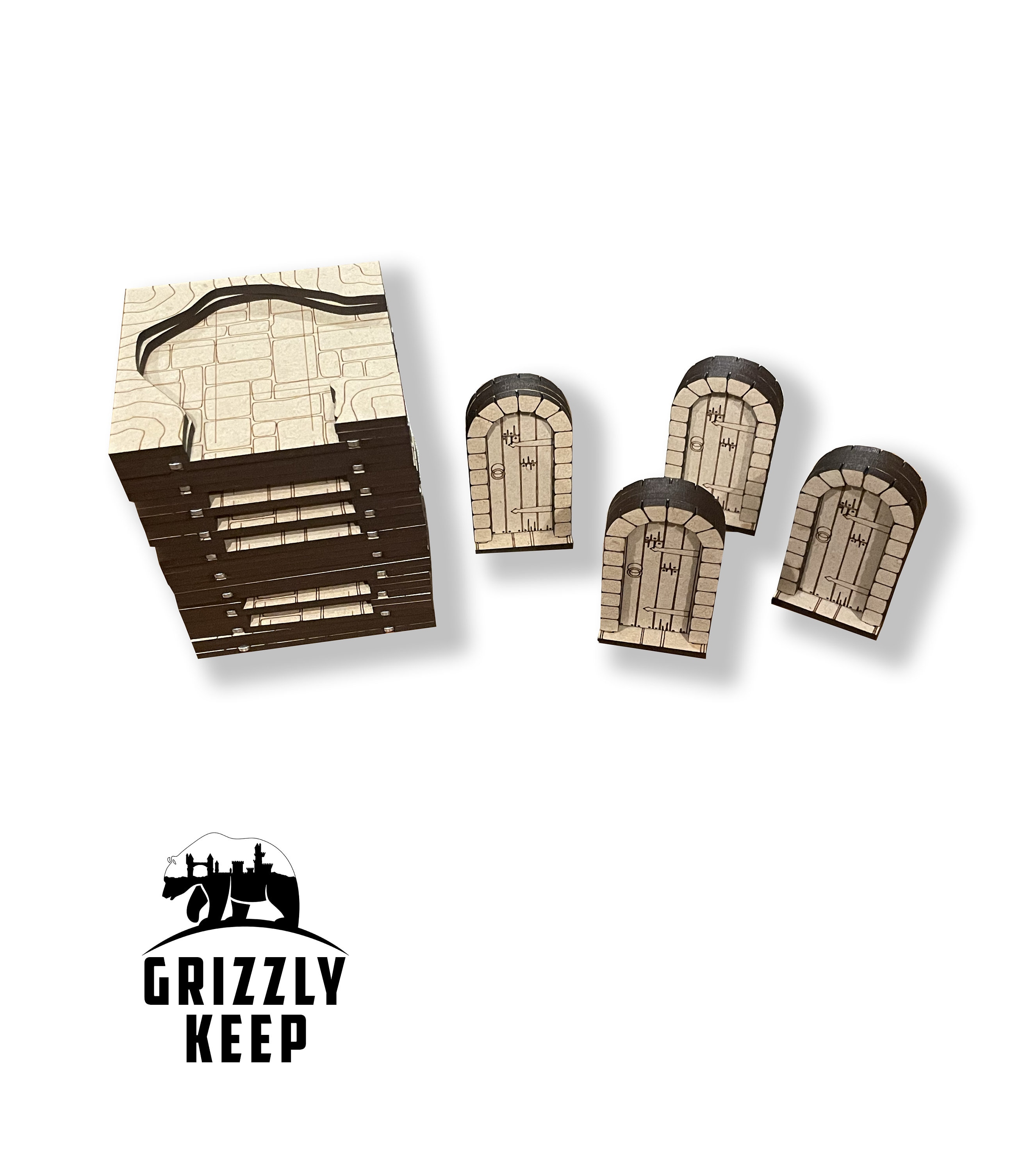 Magnetic Modular Dungeon Tiles: Customizable Cavern Terrain Set for D&D ...