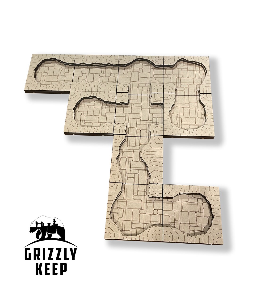 Magnetic Modular Dungeon Tiles: Customizable Cavern Terrain Set for D&D ...