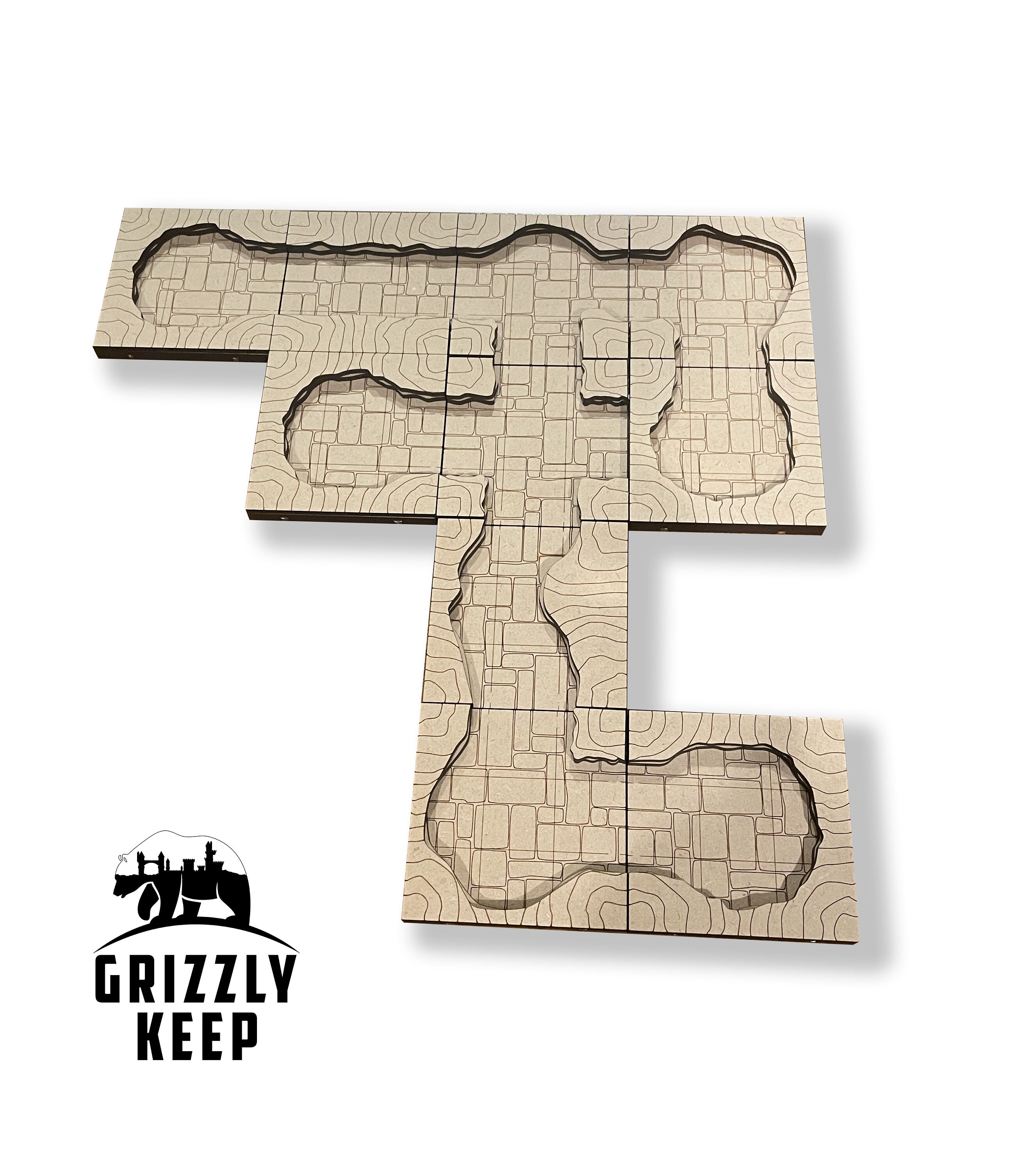 Magnetic Modular Dungeon Tiles: Customizable Cavern Terrain Set for D&D ...