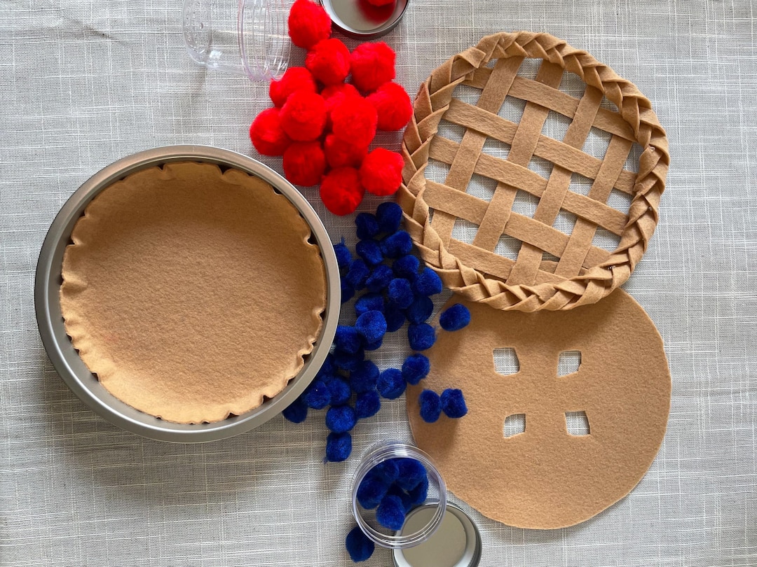 Felt Pie Sensory Toy - Etsy
