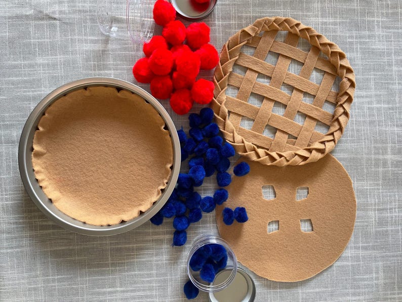 Felt Pie Sensory Toy - Etsy