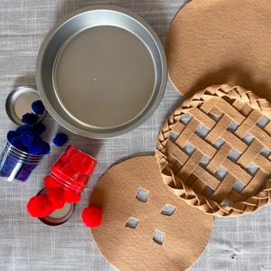 Felt Pie Sensory Toy - Etsy