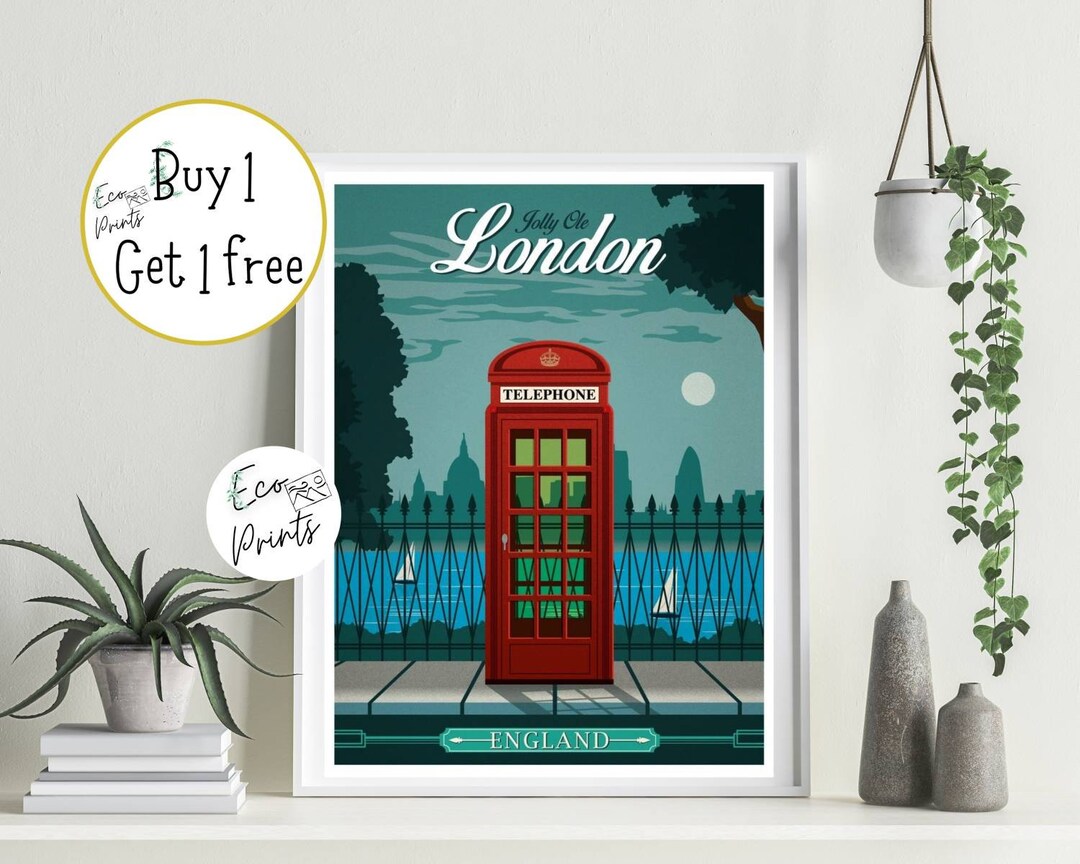 London Travel Print London Travel Poster London City Wall Art London ...
