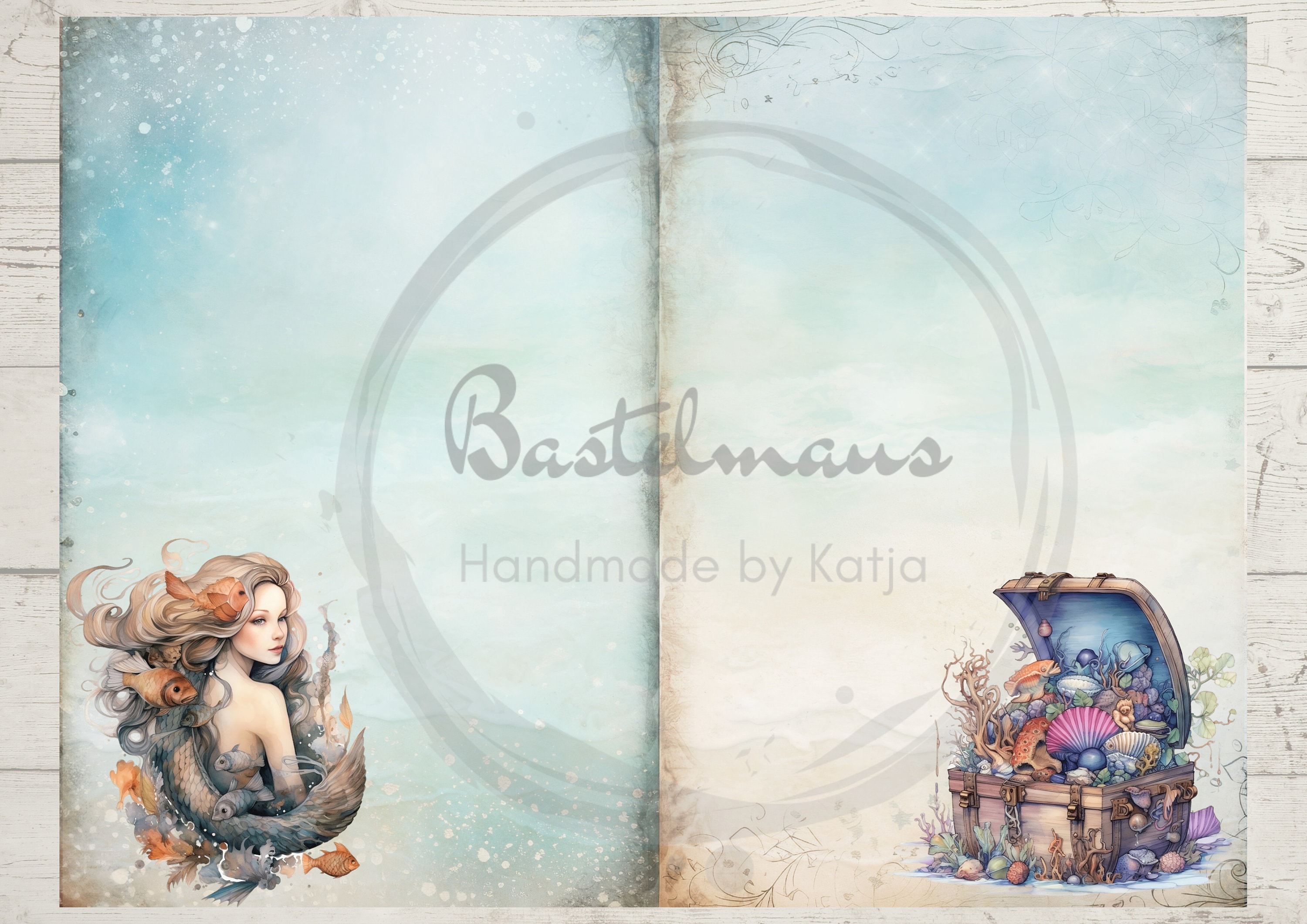 Blank and Lined Journal Pages Under the Sea Printable Kit - Etsy