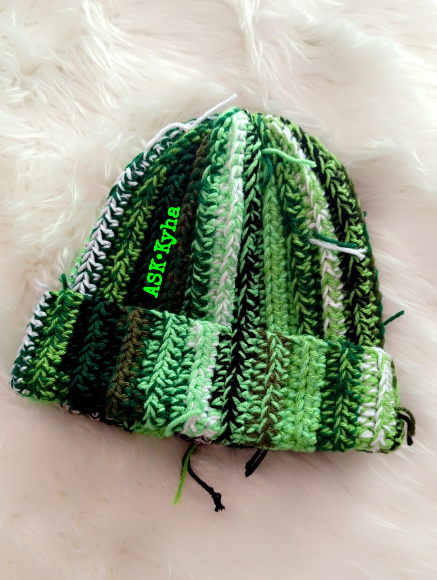 Scrap Yarn Beanie - Etsy