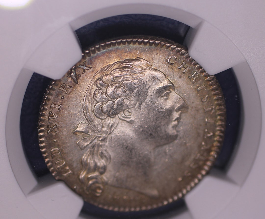 1776 France Britanny State King Louis XVI Jeton Silver Coin NGC AU - Etsy