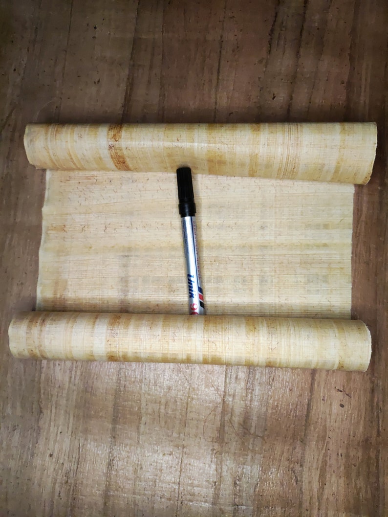 5 Papyrus Scrolls Handmade Egyptian - Authentic | Art & History - Etsy
