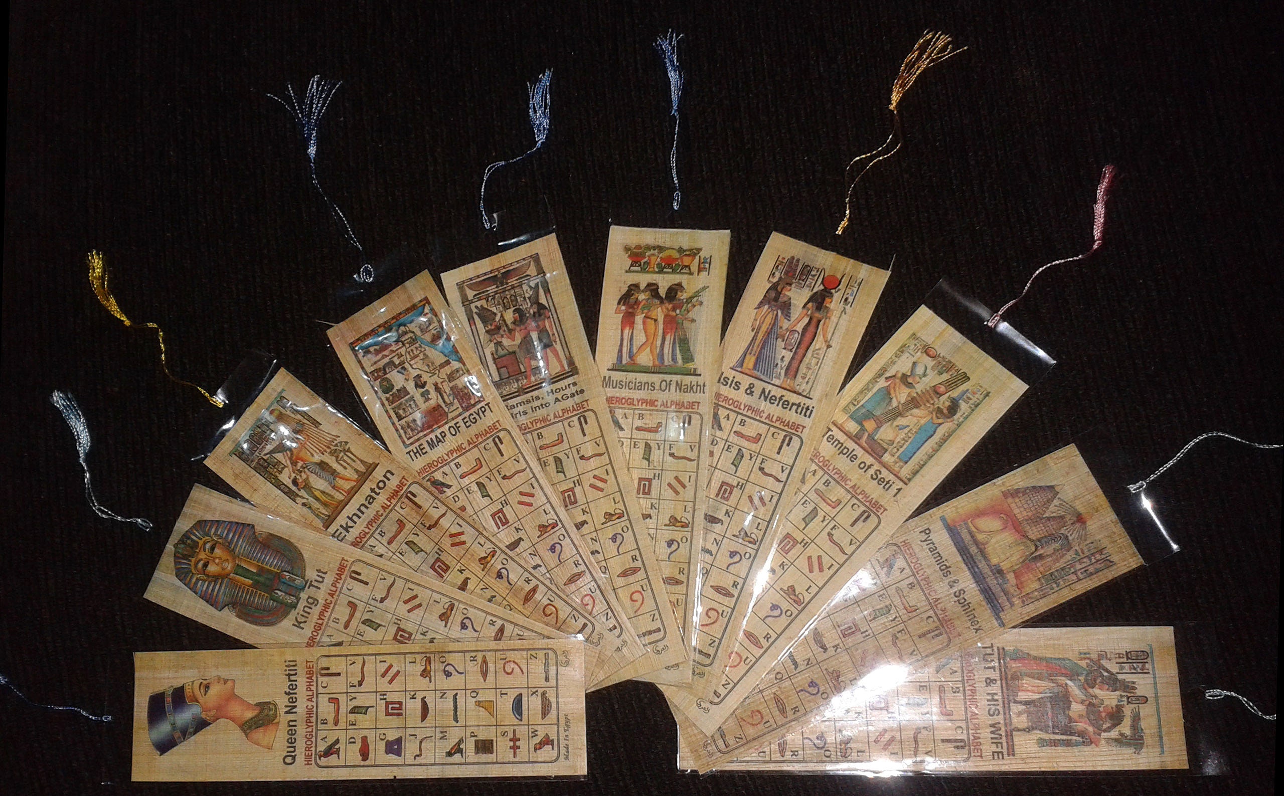 Lot of 50 Print on Papyrus Paper Egyptian Papyrus Crafts Papyrus Paper ...