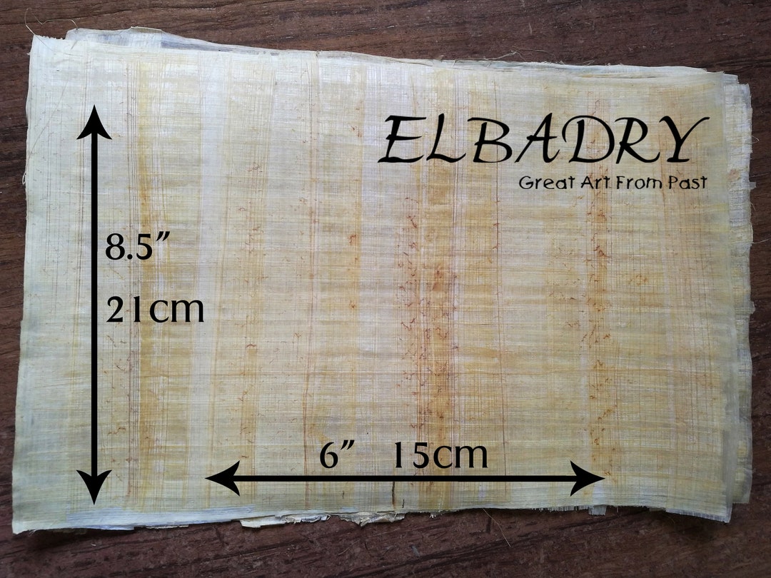100 A5 Handmade Egyptian Papyrus Paper Sheets: Art & Crafts - Etsy