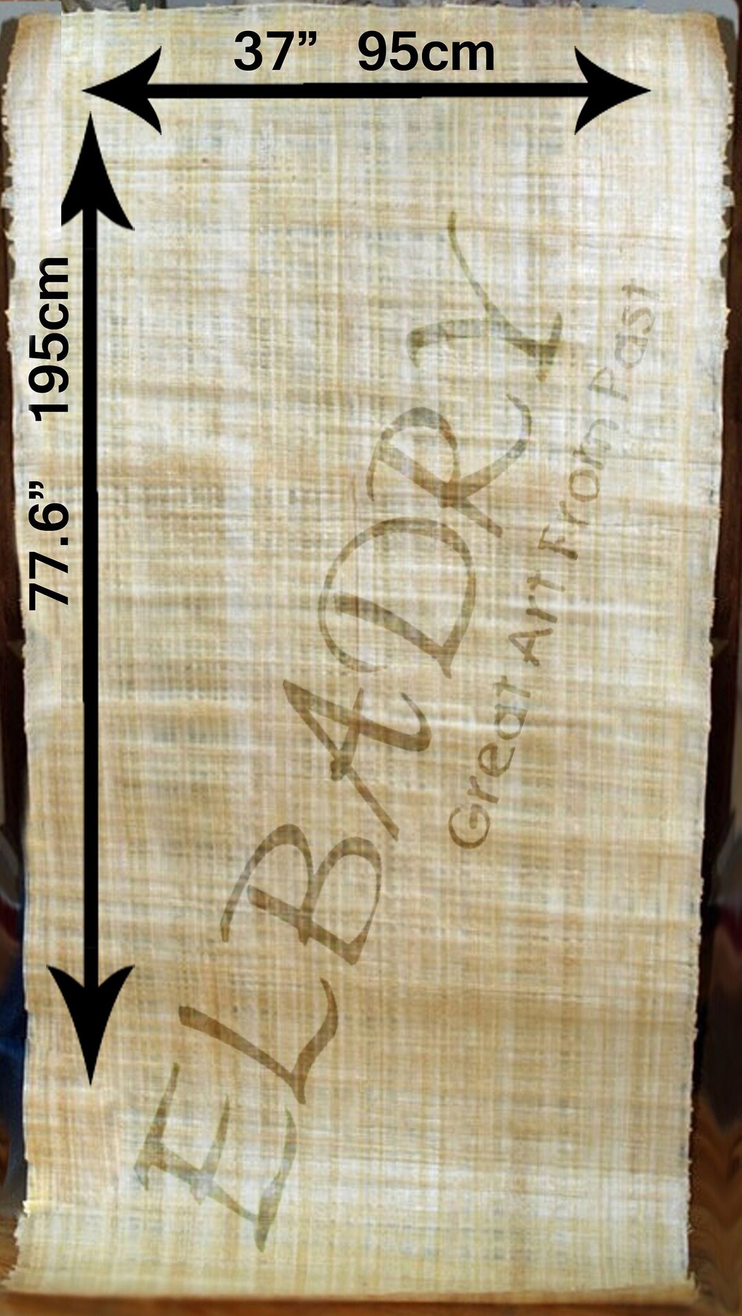 Extra Large Papyrus Paper 76.7"x37.5" 195x95 Cm | Largest Papyrus ...