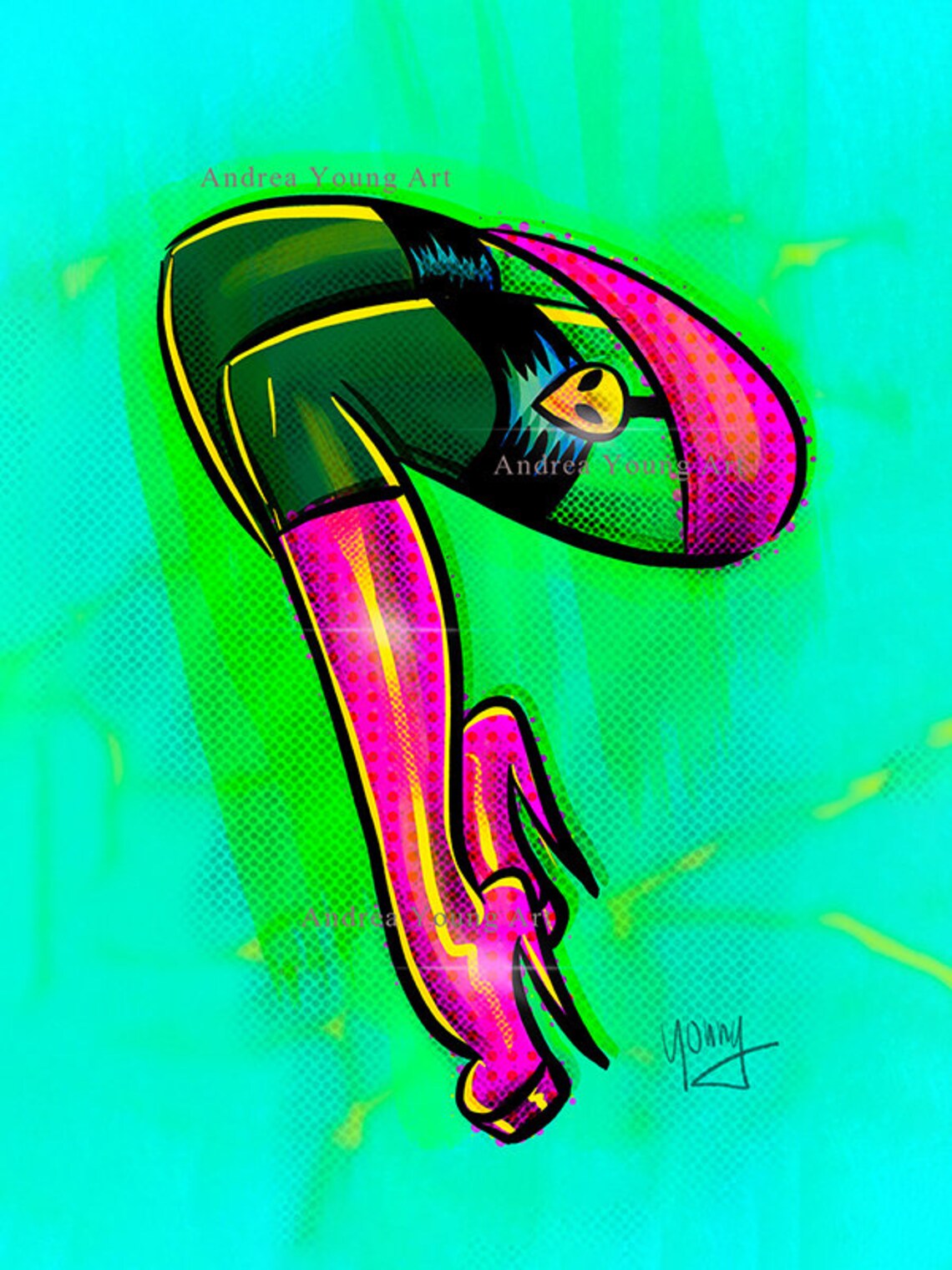 Alien Legs Art Print Lustre Photo Paper | Etsy