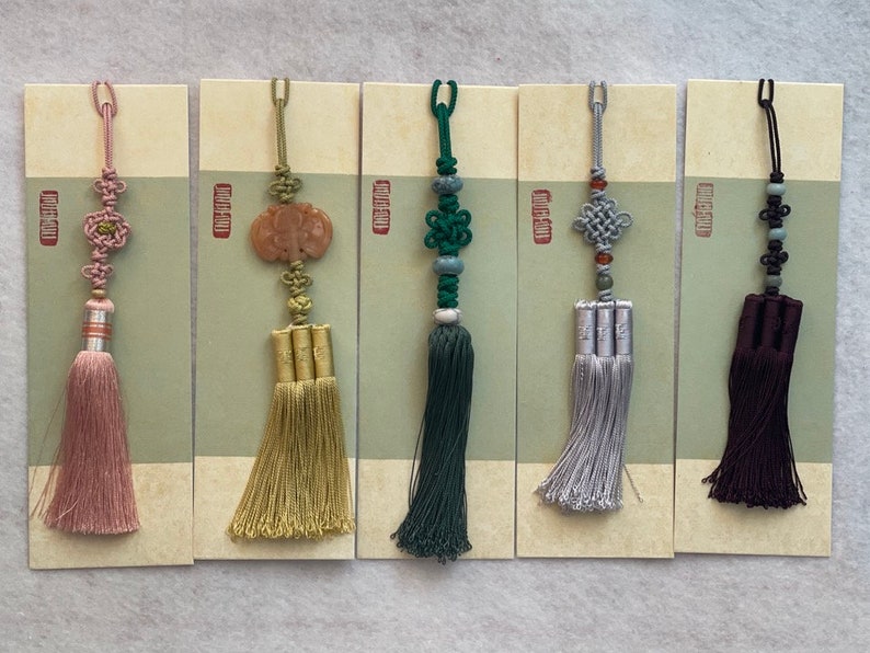 Traditional Korean Accessory: Handmade Unique Norigae, Korean Knot ...