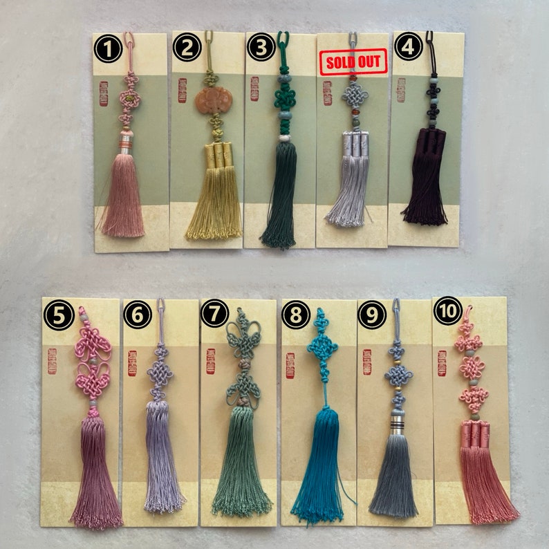 Traditional Korean Accessory: Handmade Unique Norigae, Korean Knot ...