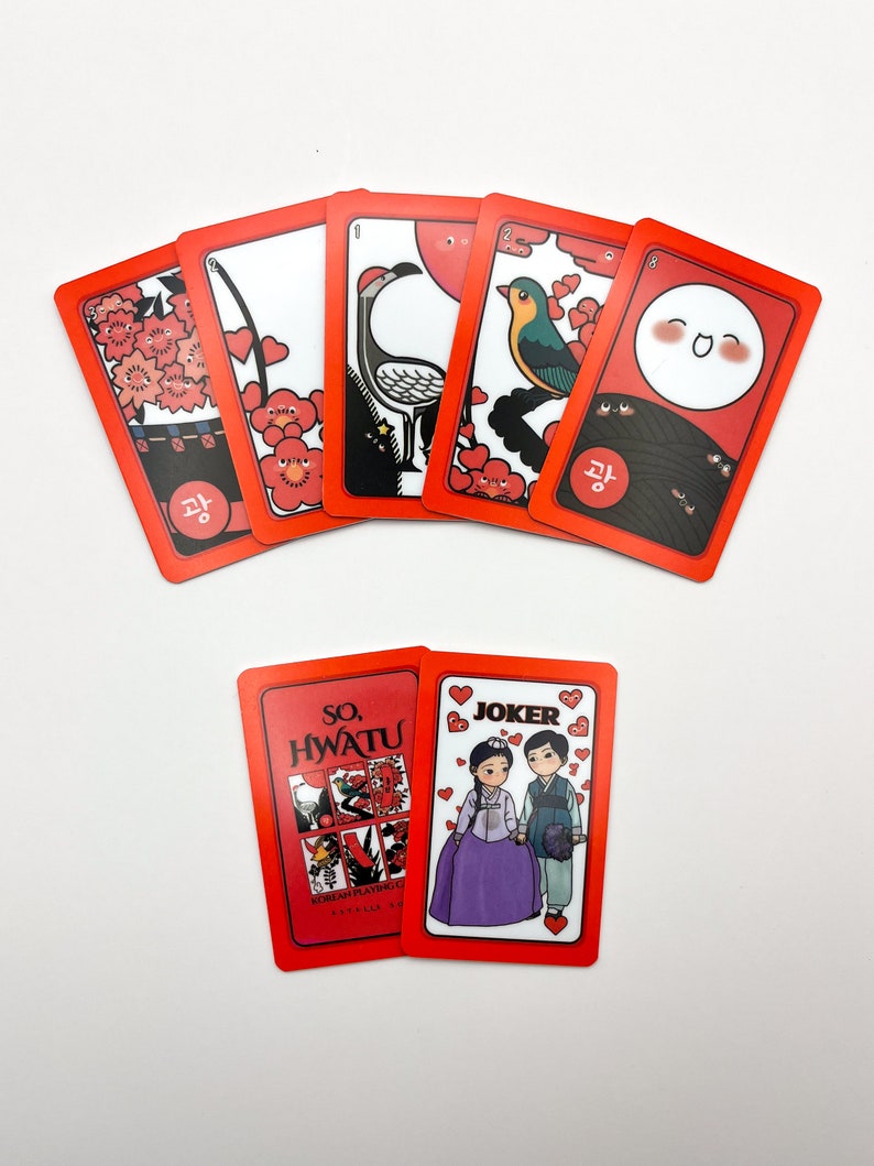 SO HWATU Go-stop Godori Hwatoo Flower Cards Korean Playing Cards ...