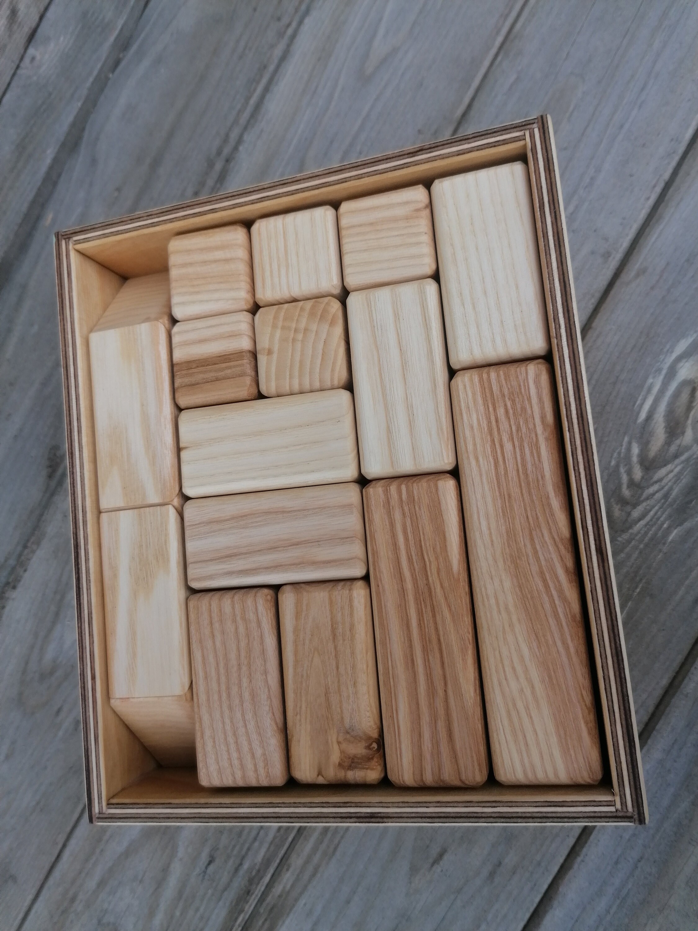 Natural Wooden Building Blocksfor Toddlers and for Kids - Etsy