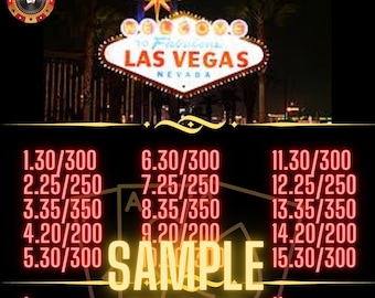 Bingo Boards High Roller - Etsy