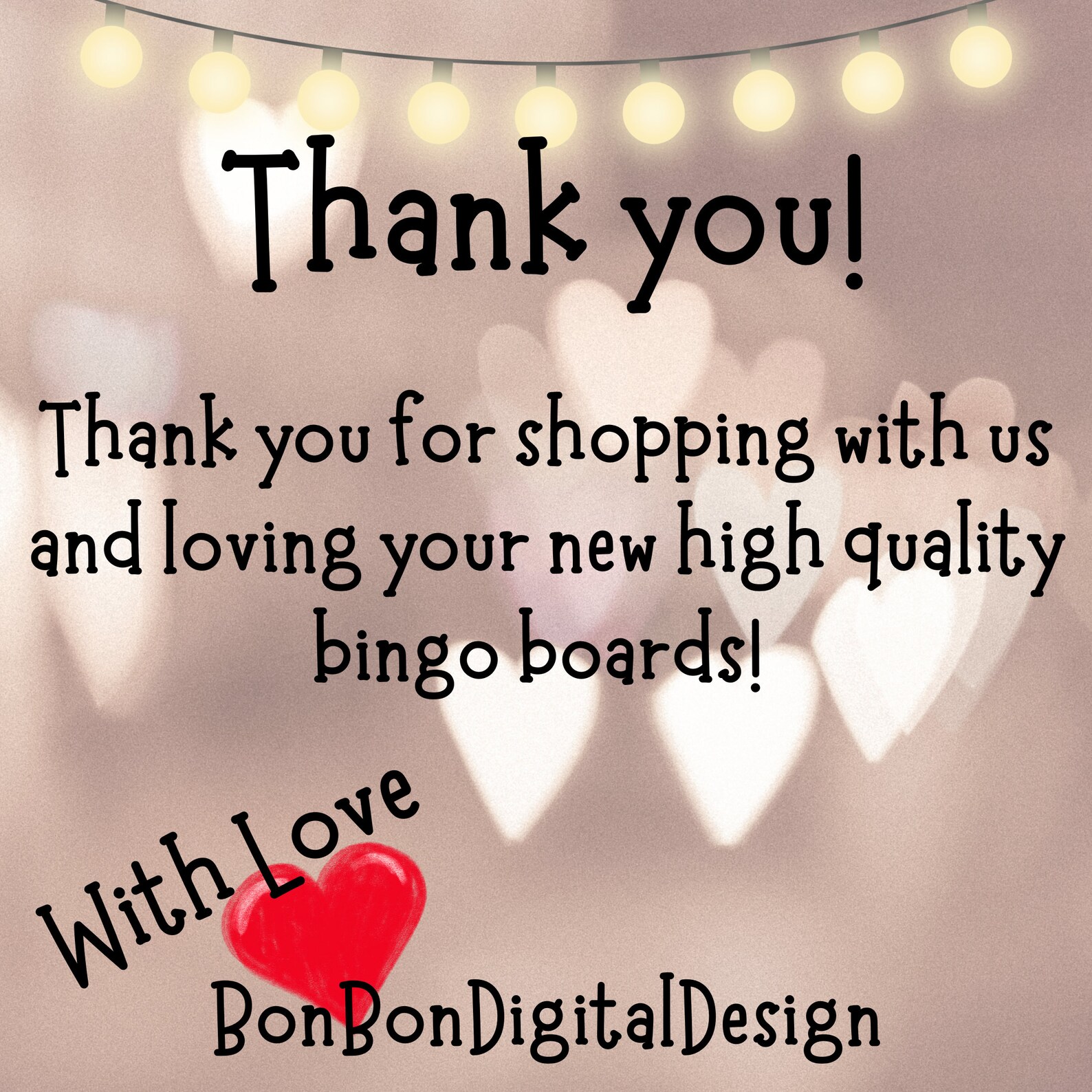 Spring HR PYP Freebie Bingo Board, Customer Appreciation Bingo Board ...