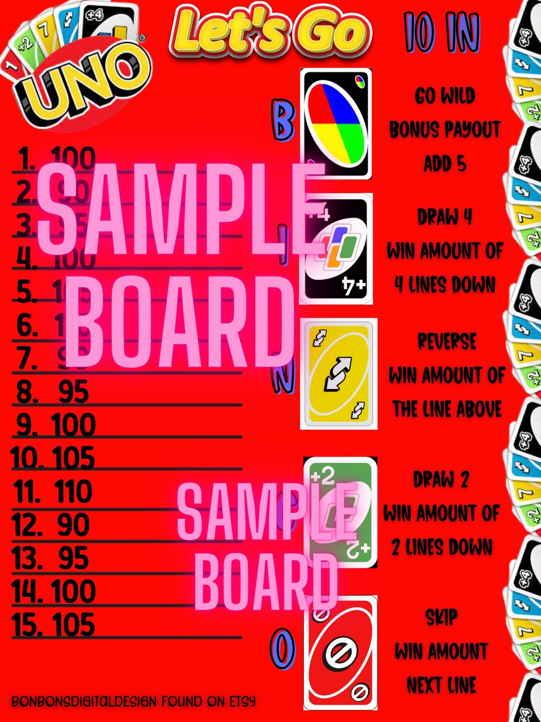 Lets Play Go Wild 15 Line Bingo Board, PYP Bingo Board, Bingo With A ...