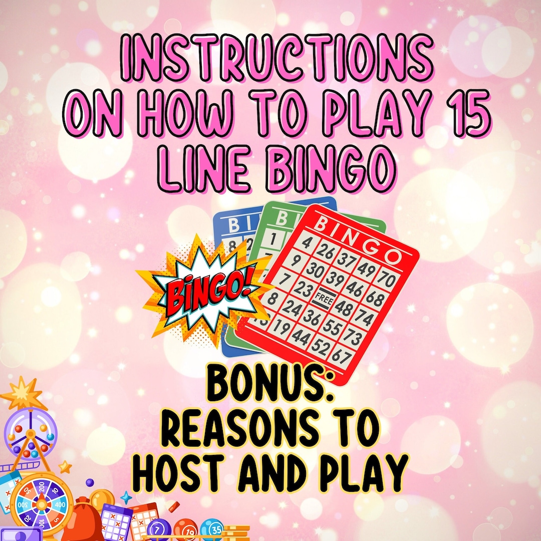 Bingo, HR, PYP, Pro, Instructions to Play Bingo, Online Bingo - Etsy