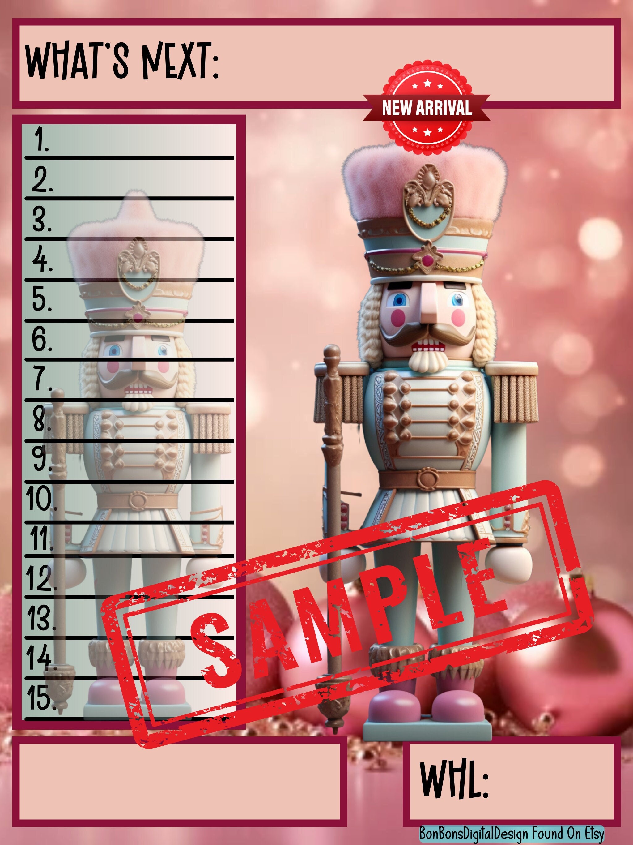 Bingo Host Organizer Template for 15 Line Bingo Board WTA - Etsy