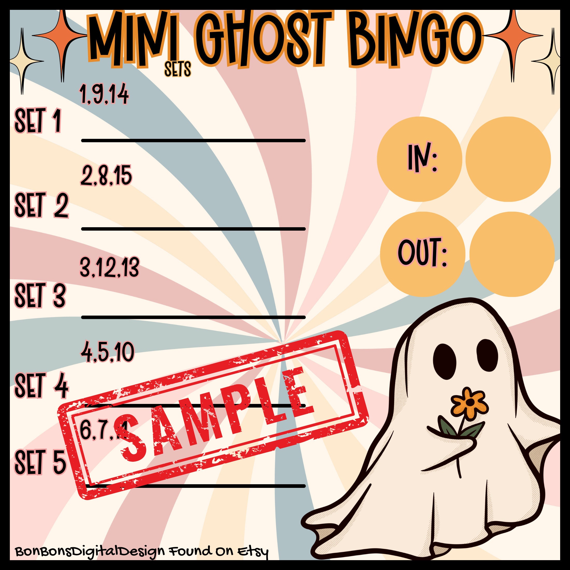 Mini Bingo Letters Sets and Organizer Bingo Board Bundle, Customizable ...