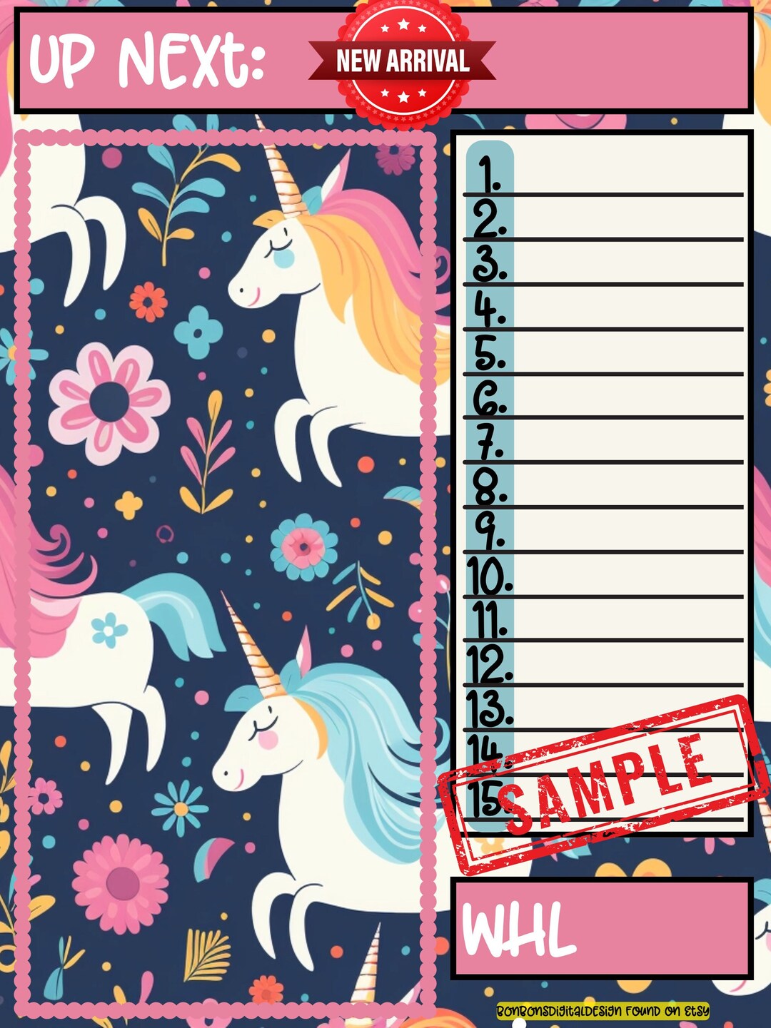 Bingo Host Organizer Template for 15 Line Bingo Board , WTA PYP Pro HR ...