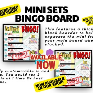 Bingo Host Organizer Template for 15 Line Bingo Board , WTA PYP Pro HR ...