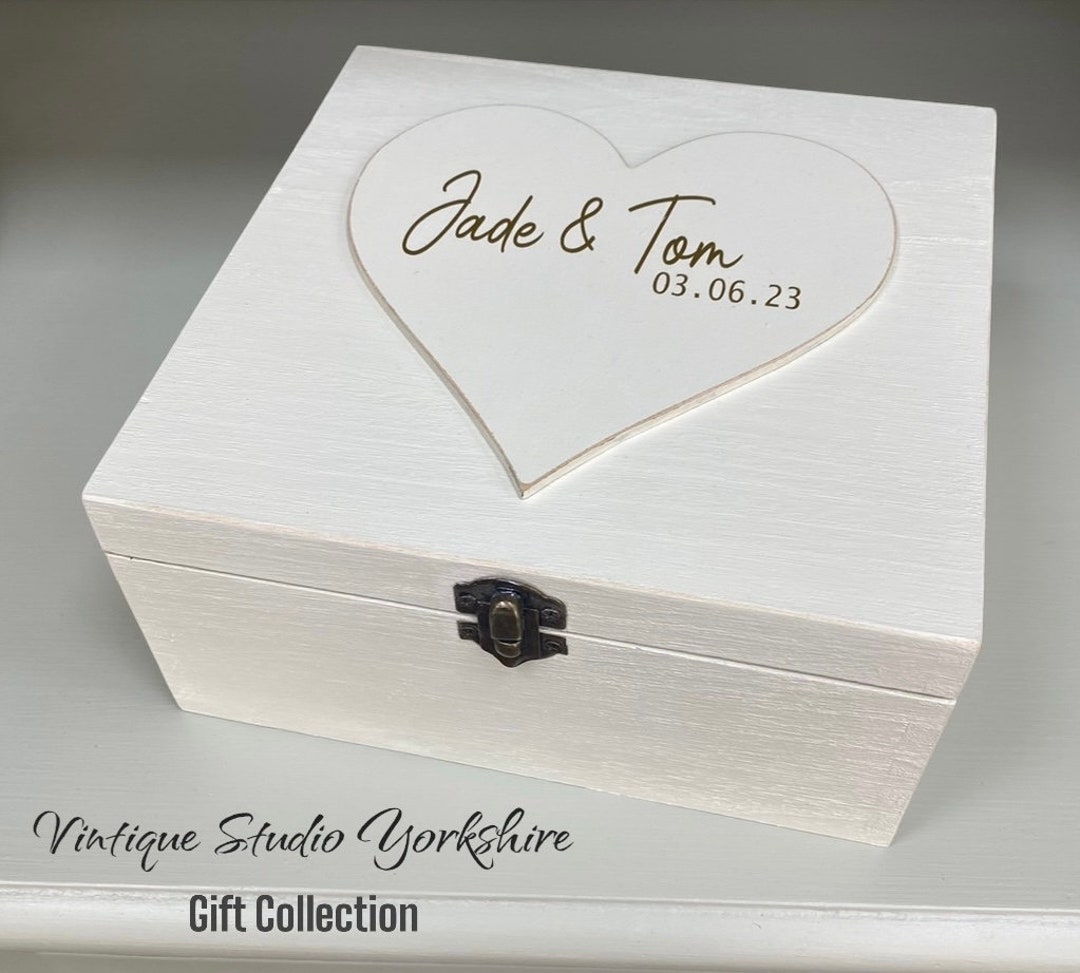 Personalised Wedding Keepsake Memory Box - Etsy