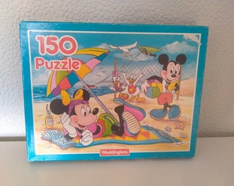 Mickey Mouse Jigsaw Puzzle - Etsy UK