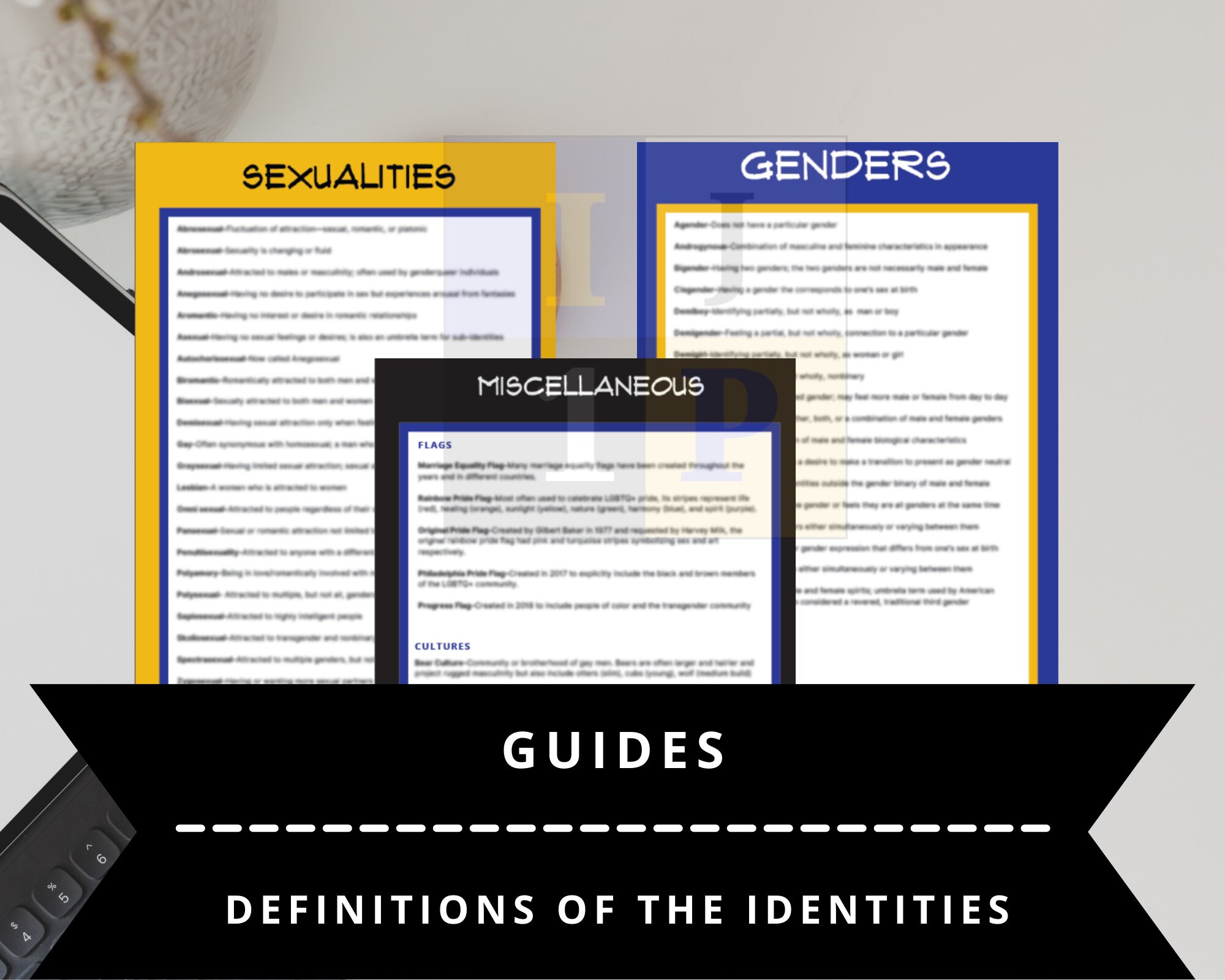 A4 Downloadable Pride Flag Flashcards - Download Printable LGBTQ+ ...