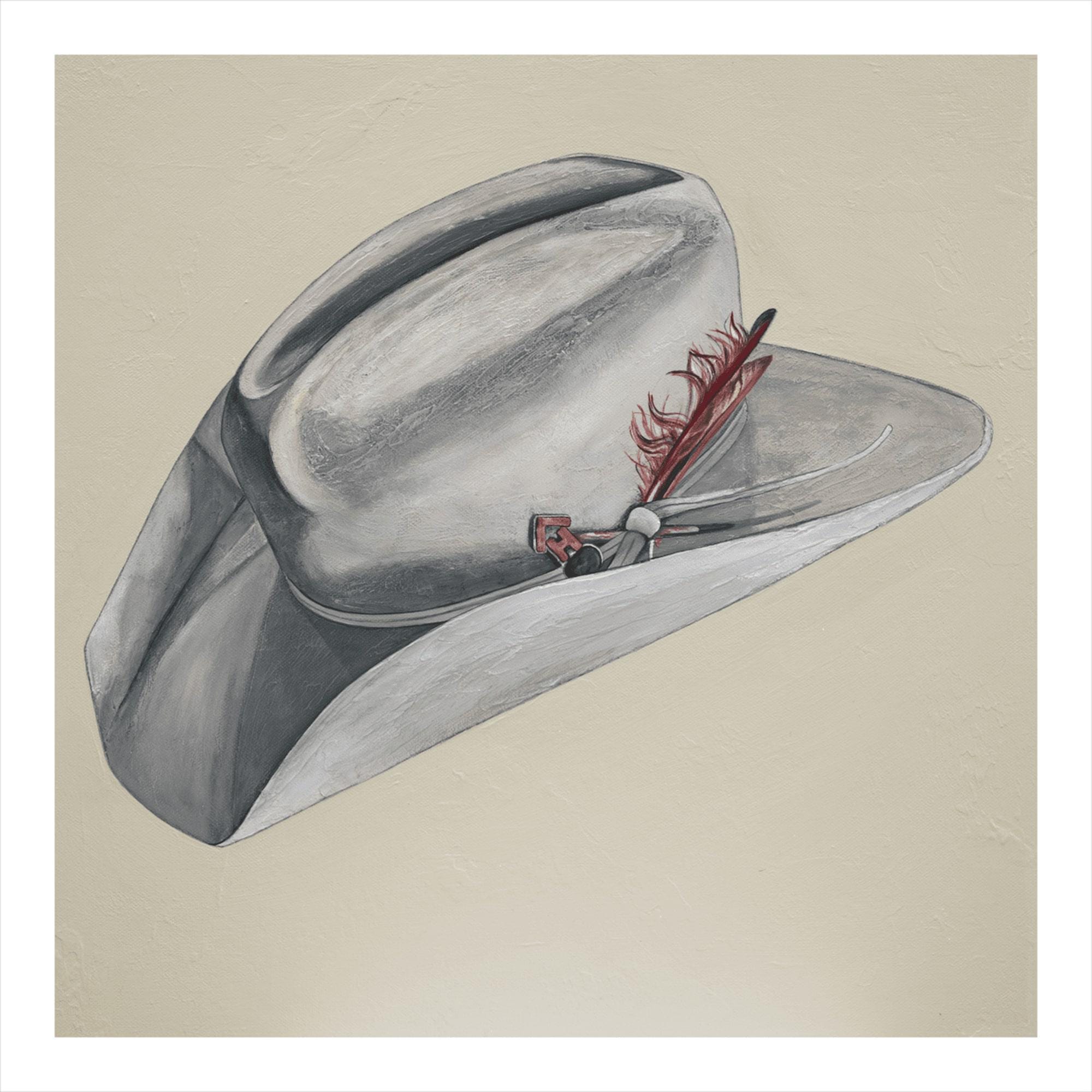 The Legacy, Cowboy Hat Painting, Wall Decor, Western Decor, Cowboy ...