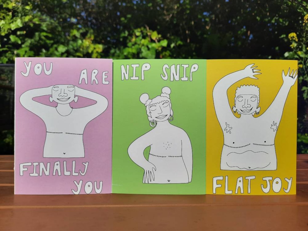 Trans Top Surgery Cards - Etsy