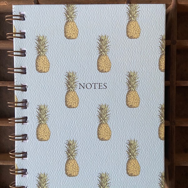Pineapple Notebook - Etsy