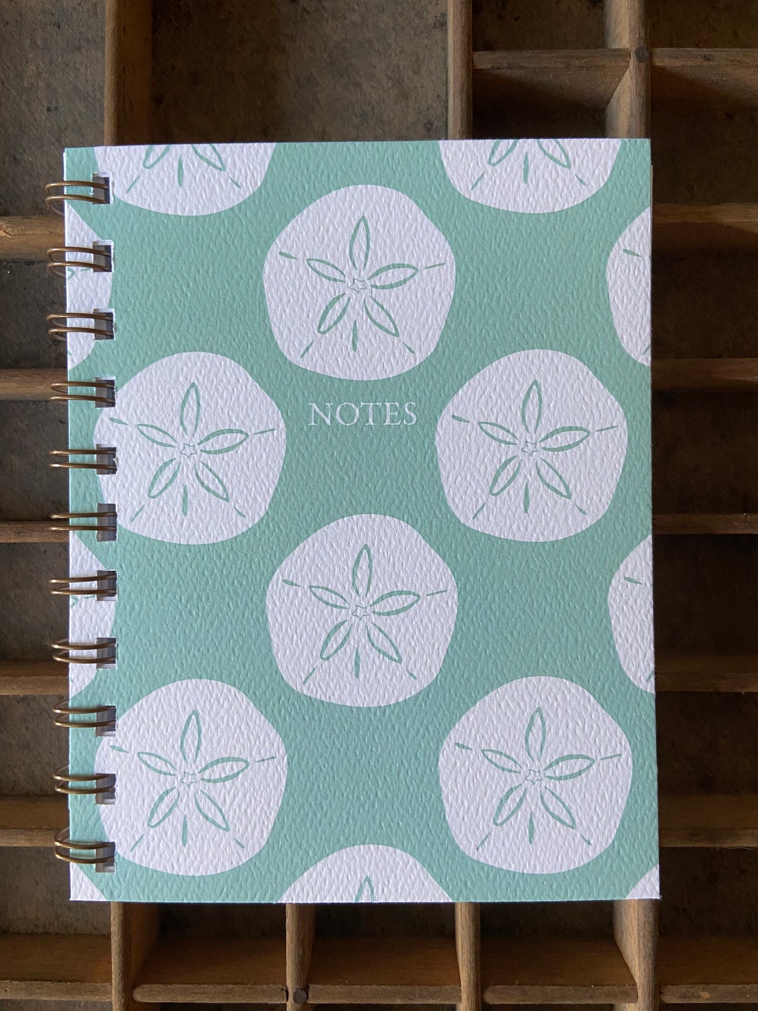 Sand Dollar Spiral Notebook 150 Blank Pages - Etsy