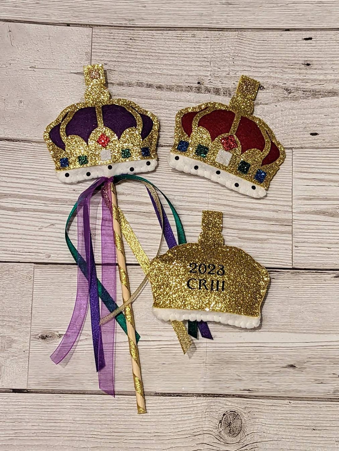 Handmade King Charles Coronation Crown Decorations Ready to - Etsy