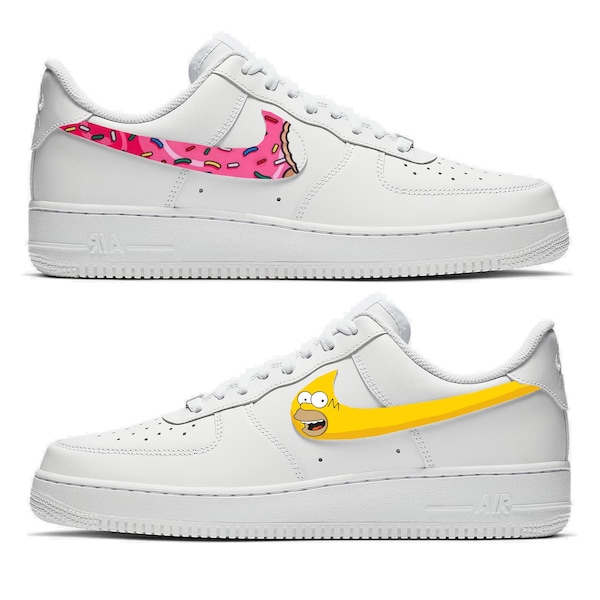 Custom Simpsons Nike Air Force 1 - Etsy