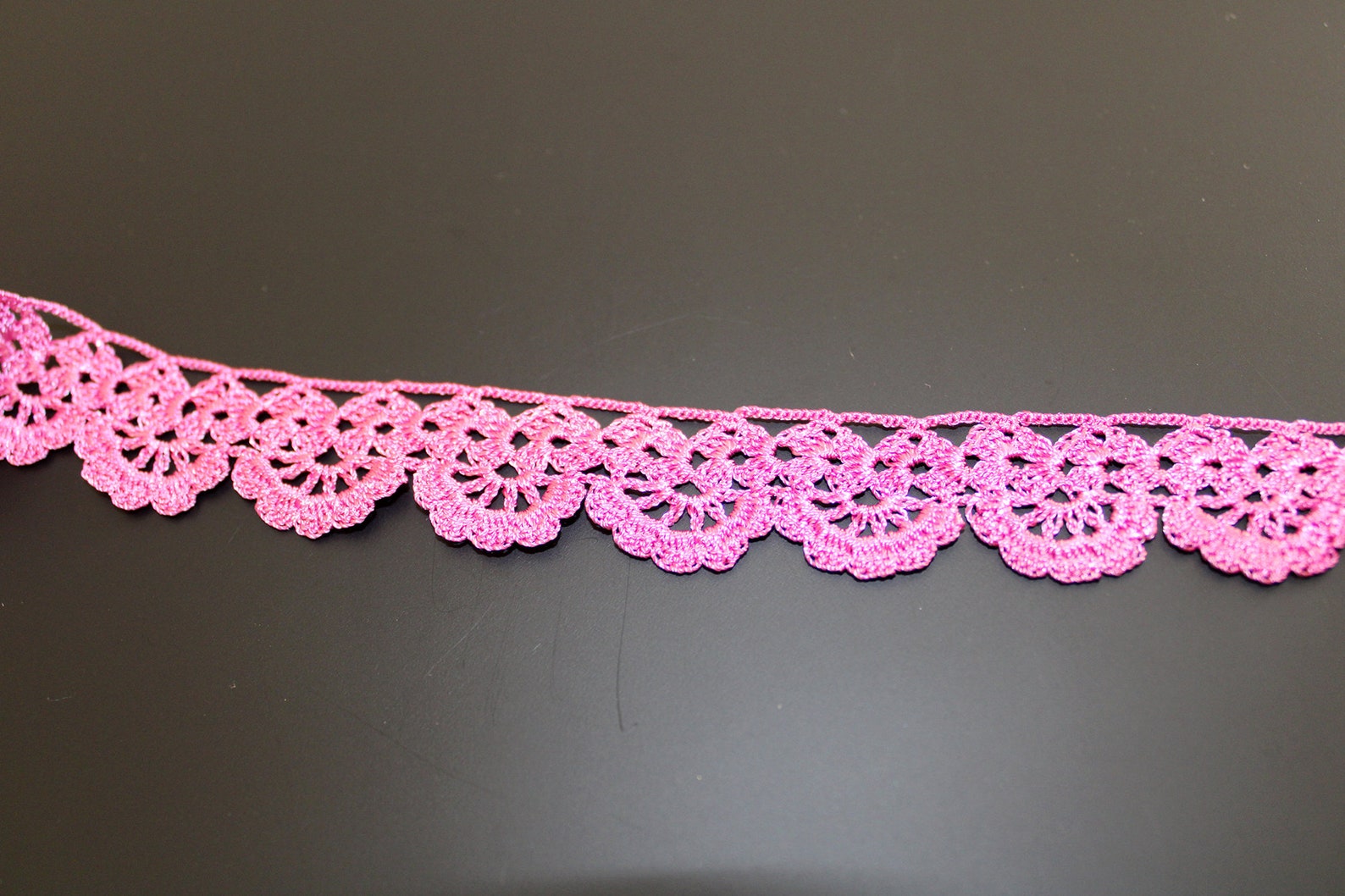 350 Cm Polyester Lace Ribbon Pink Lace Edge Floral Lace - Etsy