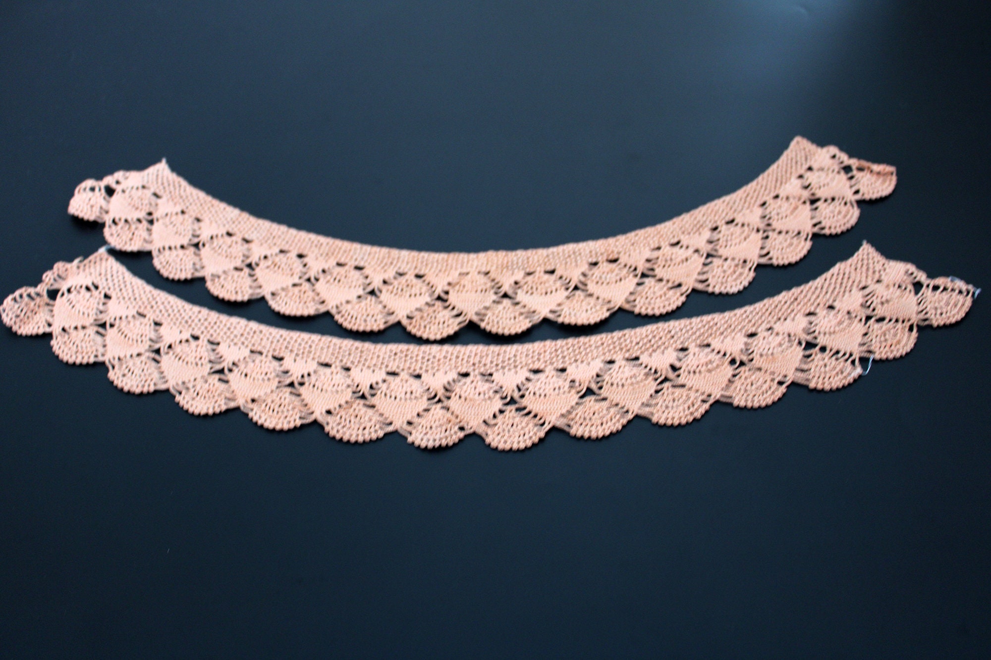 Light Pink Color Border Lace, Vintage Lace Trim, Light Pink Lace Trim ...
