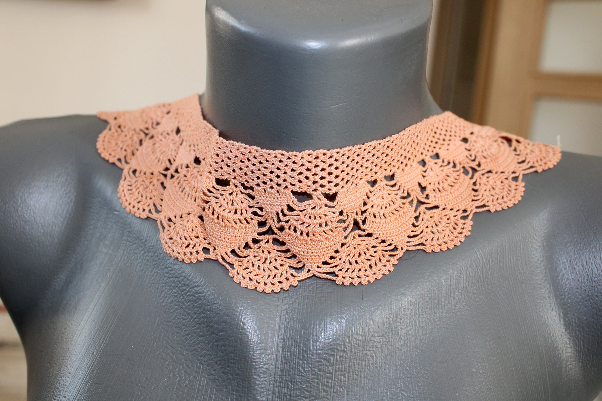 Light Pink Color Border Lace, Vintage Lace Trim, Light Pink Lace Trim ...