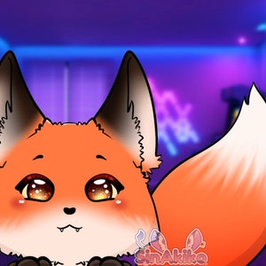 Vtuber/ Pngtuber Model Red Fox - Etsy