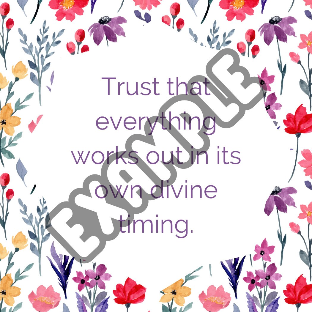 Printable Inspirational Wisdom Cards Digital Download 3.5'' X 3.5 ...