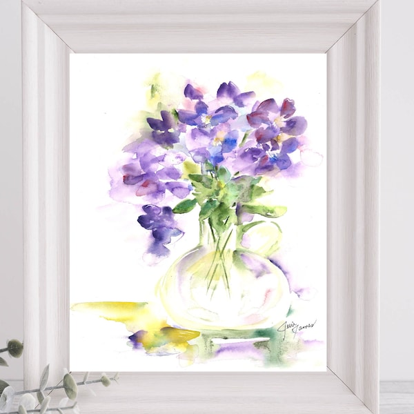 Violet Watercolor - Etsy